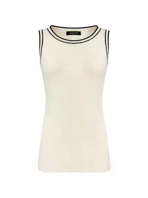 Fabiana Filippi Sleeveless Round Neck Top
