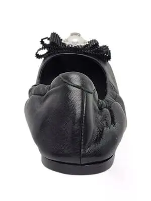 Casadei Embellished Ballerina Flats