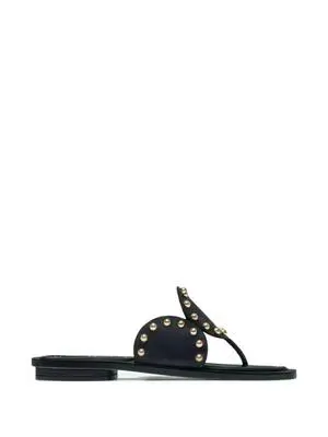 Bernardo Bernardo Agartha Studded Flat Sandals Black