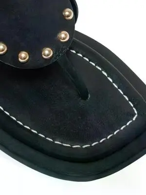 Bernardo Agartha Studded Flat Sandals - Black
