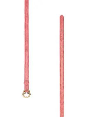 Roberto Cavalli Snake Buckle Belt - Pink