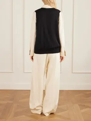 THE ROW Neel Cashmere Vest