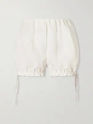 PAULINE DUJANCOURT Nina Jacquard-knit Shorts - Neutrals