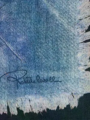 Roberto Cavalli Patchwork-effect Cotton Scarf