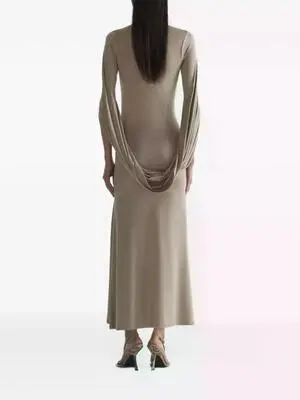 MUGLER Cascade Loop Dress