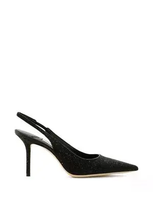 JIMMY CHOO Love Slingback 85 Pumps - Black