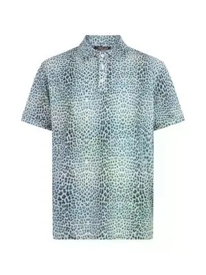 Roberto Cavalli Baby Jaguar Polo Shirt - Blue
