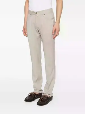 Jacob Cohen Button-fastening Trousers - Neutrals