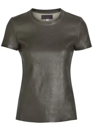 Stouls 05 Stretch-leather T-shirt