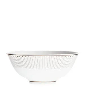Christofle Porcelain Malmaison Platinum Impériale Rice Bowl