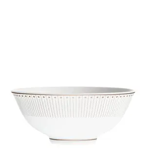 Christofle Porcelain Malmaison Platinum Impériale Rice Bowl