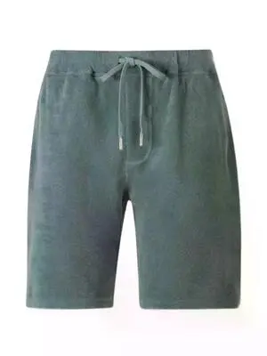 Fedeli Terry Towelling Bermuda Shorts - Green
