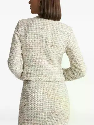 St. John Tweed Jacket With Chain Detail