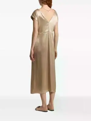 Peserico V-neck Midi Dress