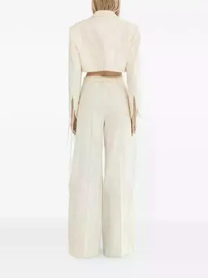 NISSA Striped Wide Leg Trousers