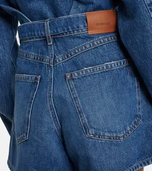 Sportmax Pevera Cropped Denim Shirt