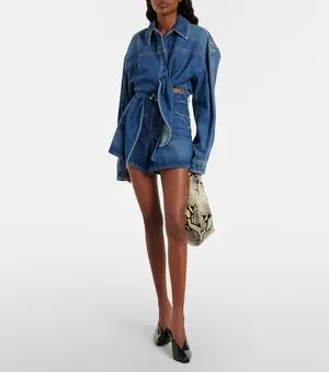 Sportmax Pevera Cropped Denim Shirt