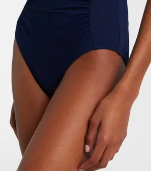 KARLA COLLETTO Navy One Piece Swimsuit With Underwire Cups