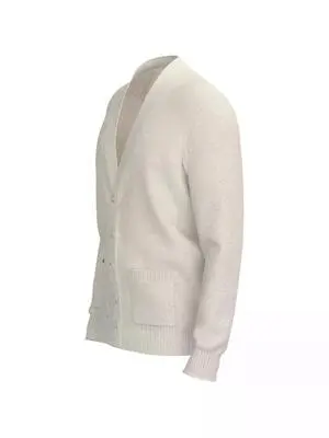 BOSS X Beckham Patch-pocket V-neck Cardigan