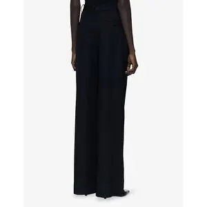JOSEPH Yukio Wide-leg Stretch-woven Trousers