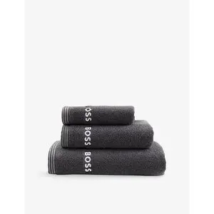 BOSS Edge Cotton Towel Face Cloth Graphite