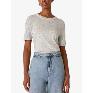 Whistles Striped Cotton T-shirt