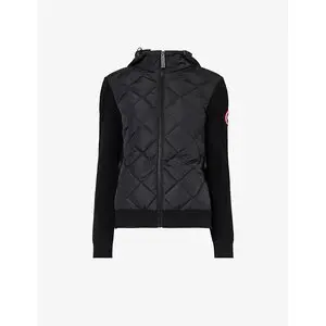 Canada Goose Hybridge Quilted Wool Hoodie