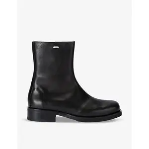 Our Legacy Camion Leather Ankle Boots - Black