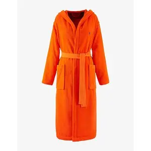 Ralph Lauren Polo Player Logo-embroidered Hooded Cotton Bathrobe - Sailing