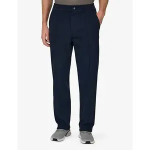 Boggi Milano Scuba Piqué Tailored Cotton-blend Trousers