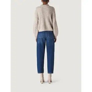 Whistles Barrel Straight-leg High-waist Jeans