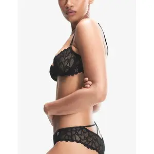 SAVAGE X FENTY Savage Not Sorry Unlined Balconette Lace Bra
