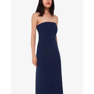 Whistles Gemma Strapless Jersey Maxi Dress