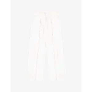 Maje Balloon-leg Cropped Woven Trousers