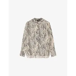 Whistles Zebra Print Woven Shirt