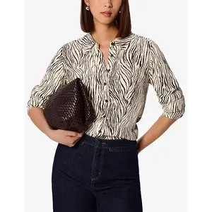 Whistles Zebra Print Woven Shirt