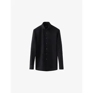 Eton Long-sleeved Slim-fit Denim Shirt - Black