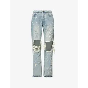 CASEY JEAN BY JEAN VINTAGE Painter Straight-leg Denim Jeans - Washed Blue