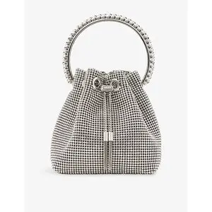 JIMMY CHOO Bon Bon Top-handle Bag - Silver