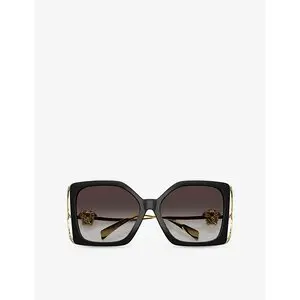 Versace Square Frame Injected Sunglasses