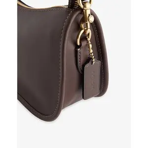 COACH Waverly Structured Leather Shoulder Bag - B4/maple