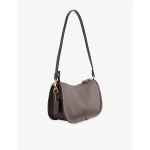 COACH Waverly Structured Leather Shoulder Bag - B4/maple