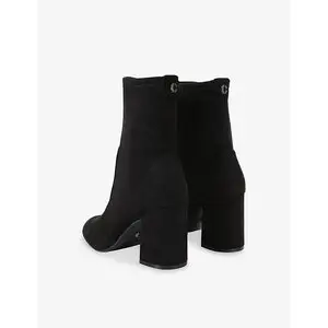 Carvela Vito Heeled Faux-leather Ankle Boots - Black