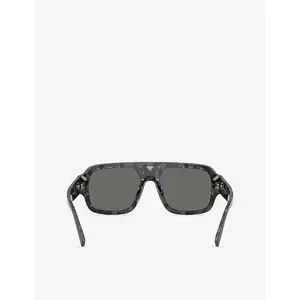 Dolce & Gabbana Dg4516 Square Frame Acetate Sunglasses - Black
