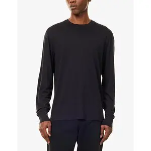 TOM FORD Crewneck Long-sleeves Woven-t-shirt