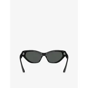 JIMMY CHOO Acetate Cat Eye Sunglasses - Black