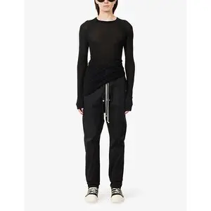 Rick Owens Bela Straight-leg Cotton Trousers - Black