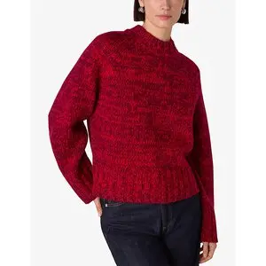 Whistles Chunky Wool Fleck Knitted Jumper