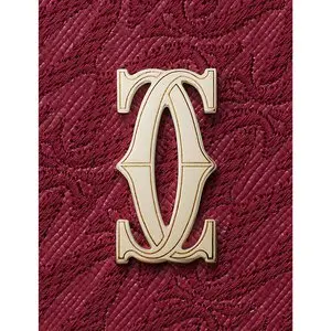 Cartier C De International Zipped Leather Wallet - Red