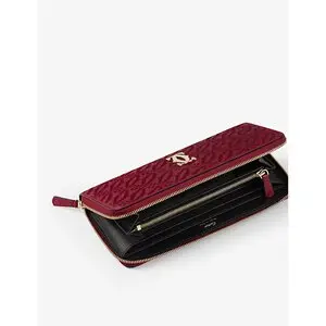 Cartier C De International Zipped Leather Wallet - Red